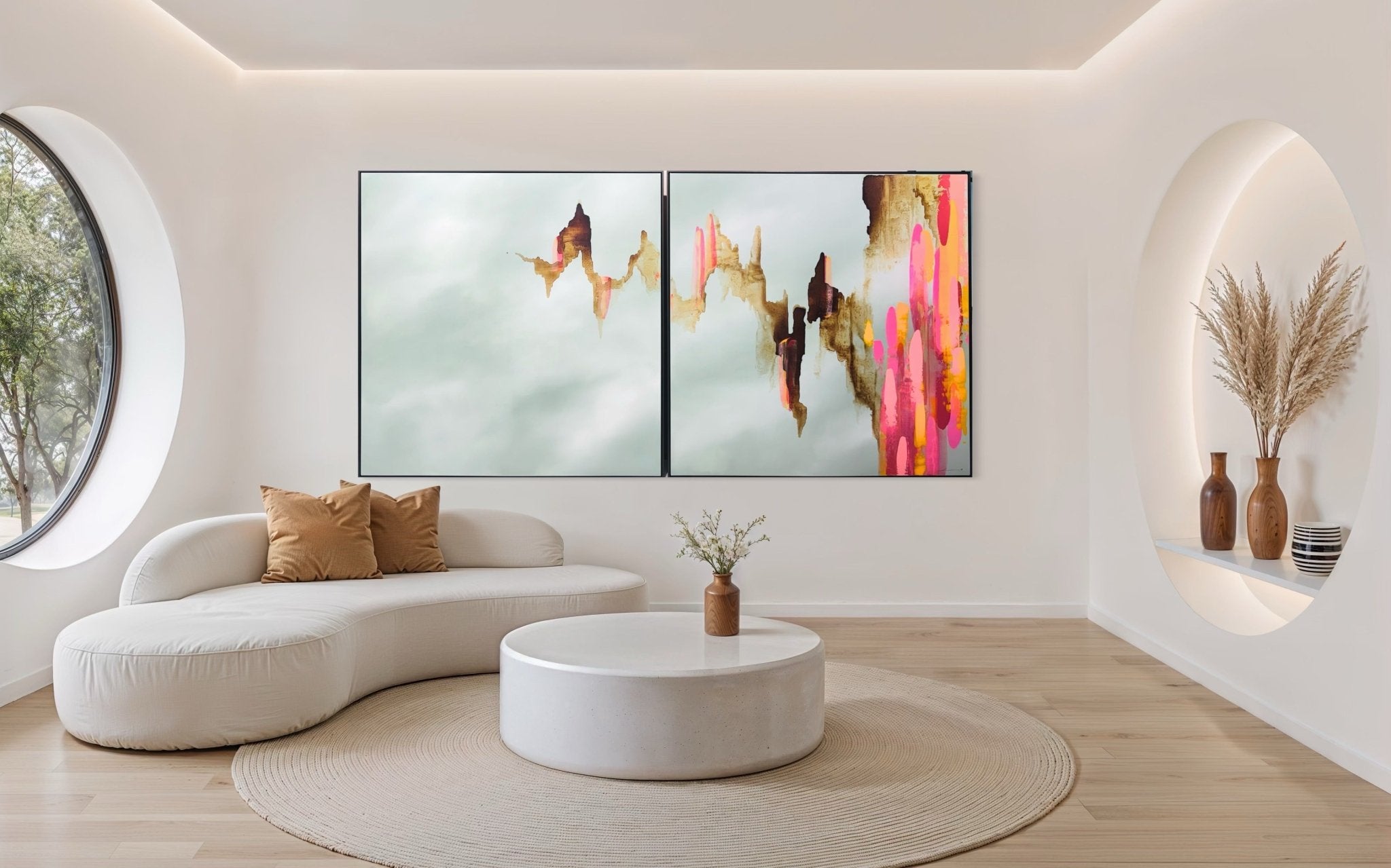 The Quiet Between - Diptych – Studio One Noosa